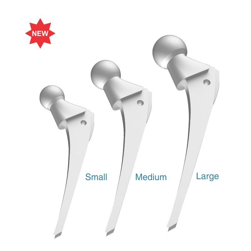Endure Hip Bipolar Trial Stem - S.S. - Siora Surgicals Pvt. Ltd.